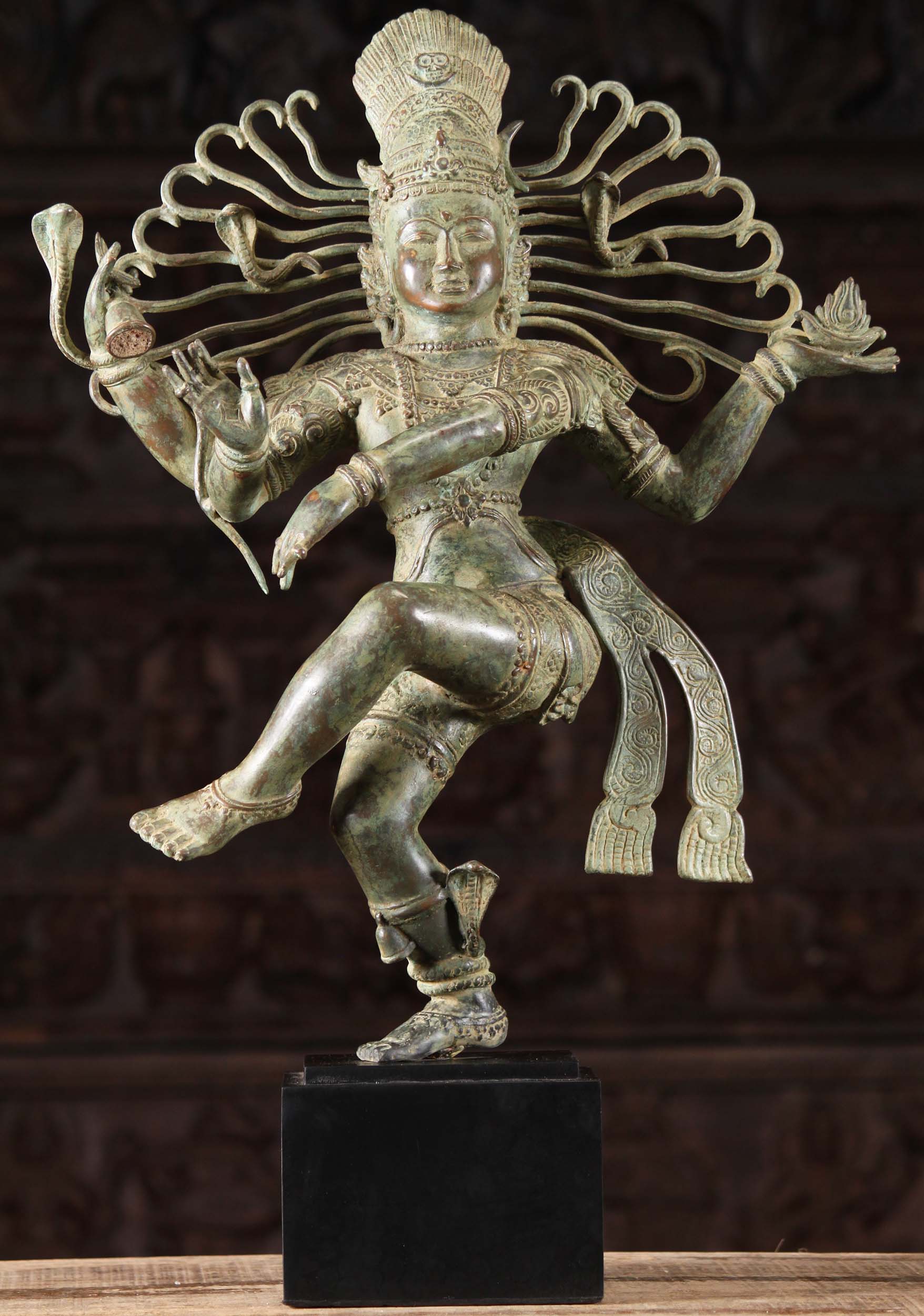 Brass Dancing Shiva As Lord Nataraja 24.5 Brass Dancing Shiva As Lord Nataraja 24.5