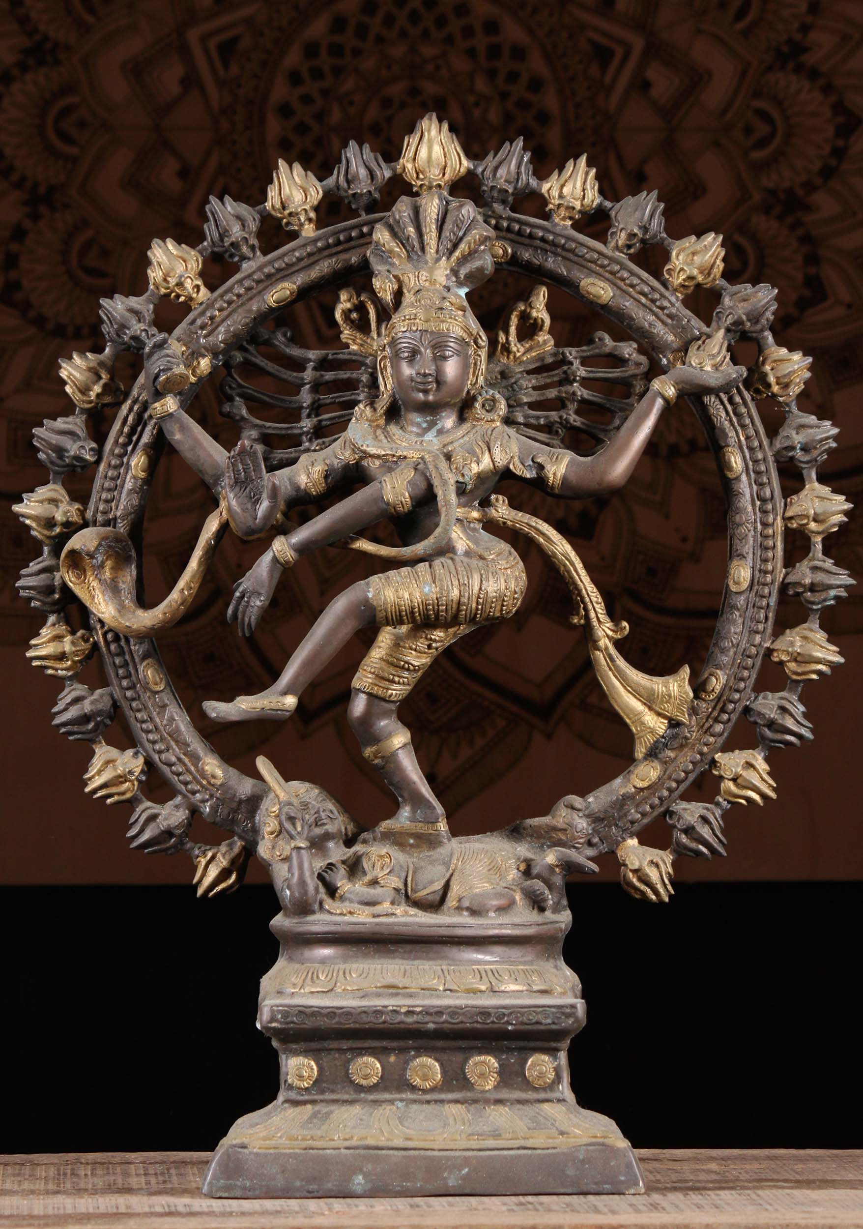 SOLD Brass Nataraja Dancing Shiva Sculpture 25 SOLD Brass Nataraja Dancing Shiva Sculpture 25