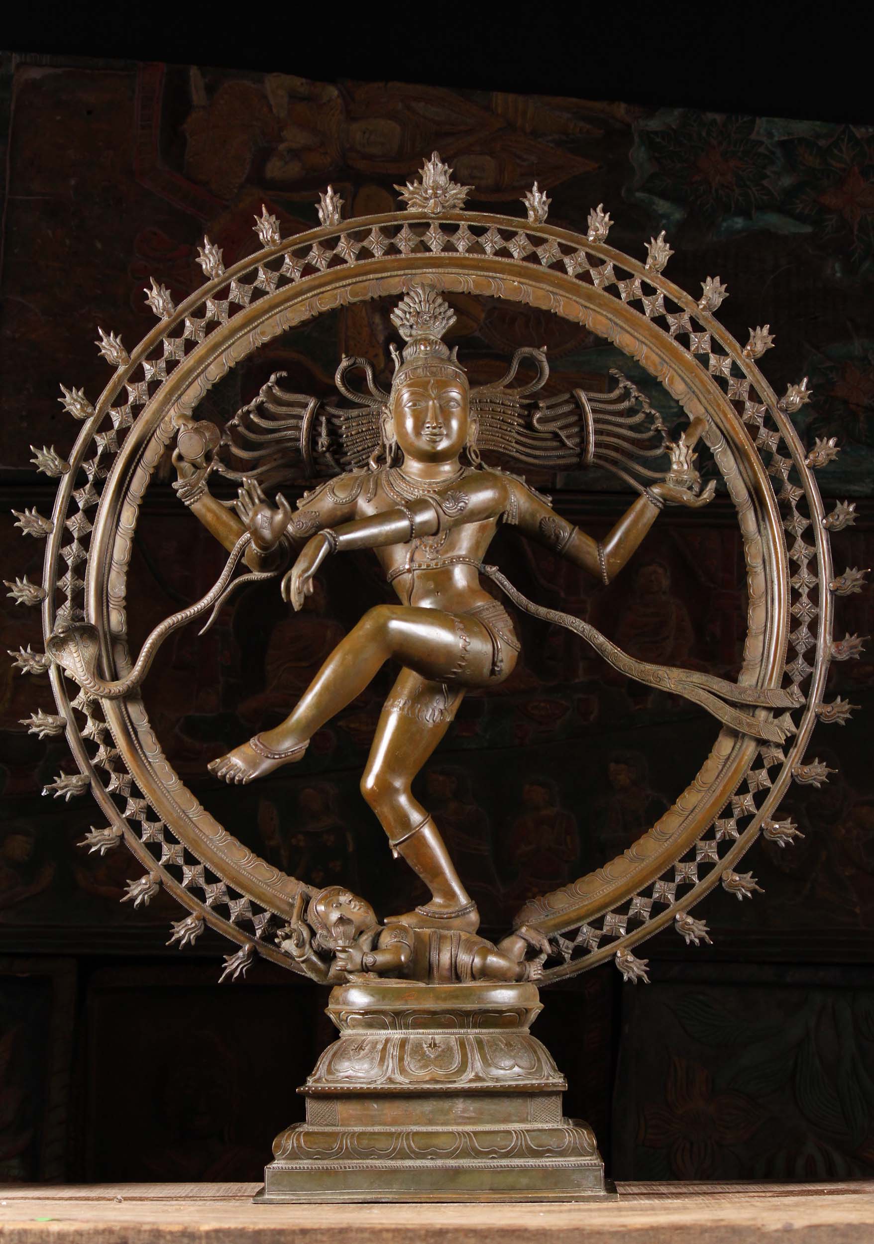 Bronze Dancing Shiva as Lord Nataraja Statue 36 Bronze Dancing Shiva as Lord Nataraja Statue 36