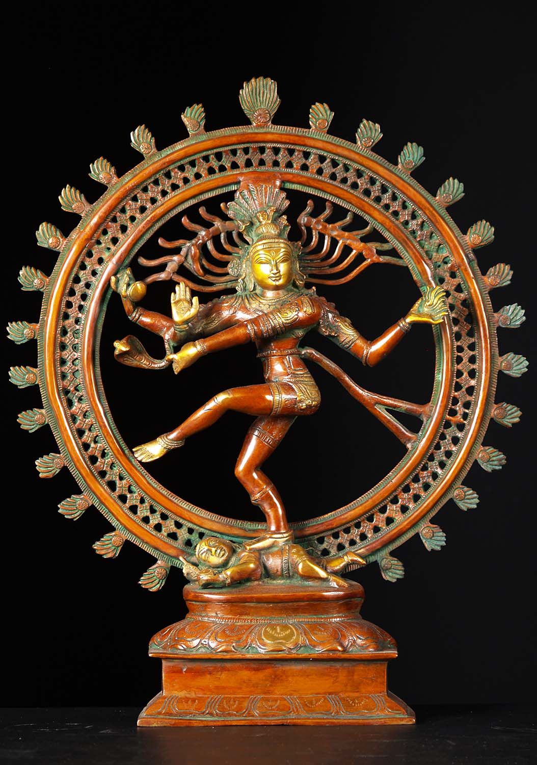 Brass Dancing Shiva as Lord of Dance Nataraja 22 Brass Dancing Shiva as Lord of Dance Nataraja 22